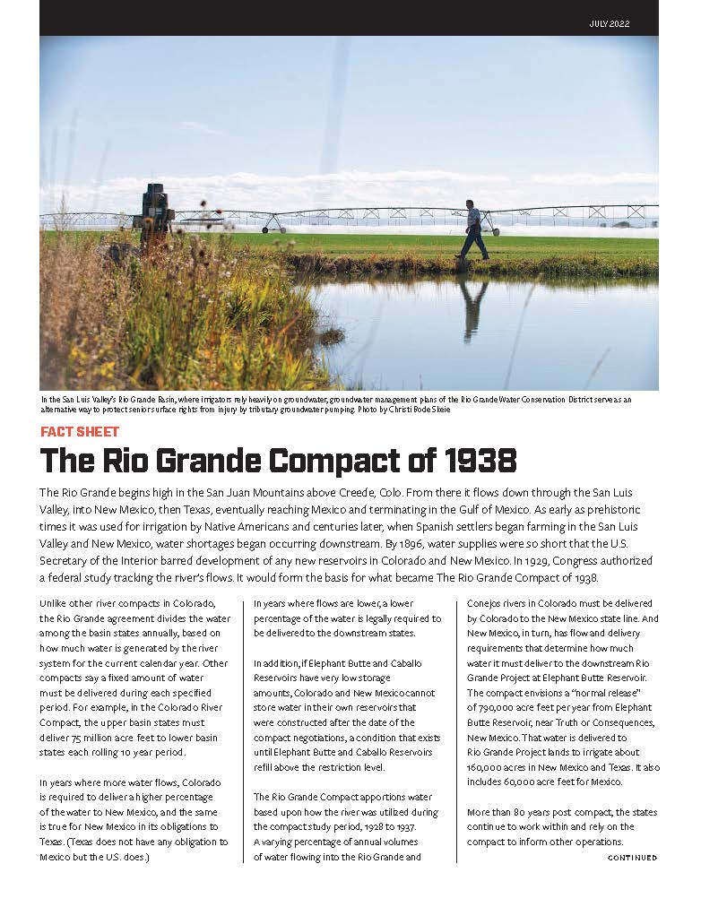 Fact Sheets - Water Education Colorado
